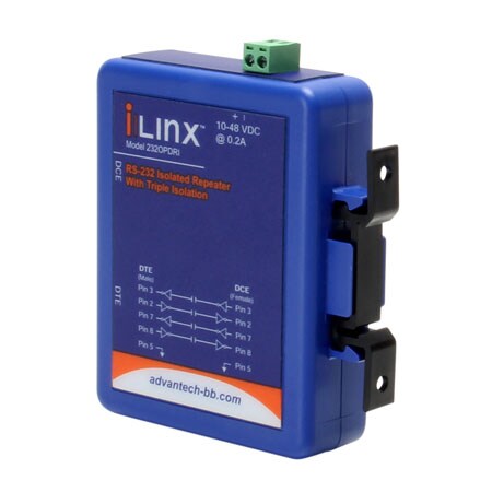 B+B Smartworx Ilinx Rs-232 Isolated Repeater w/ Triple Isolation 232OPDRI | Zoro